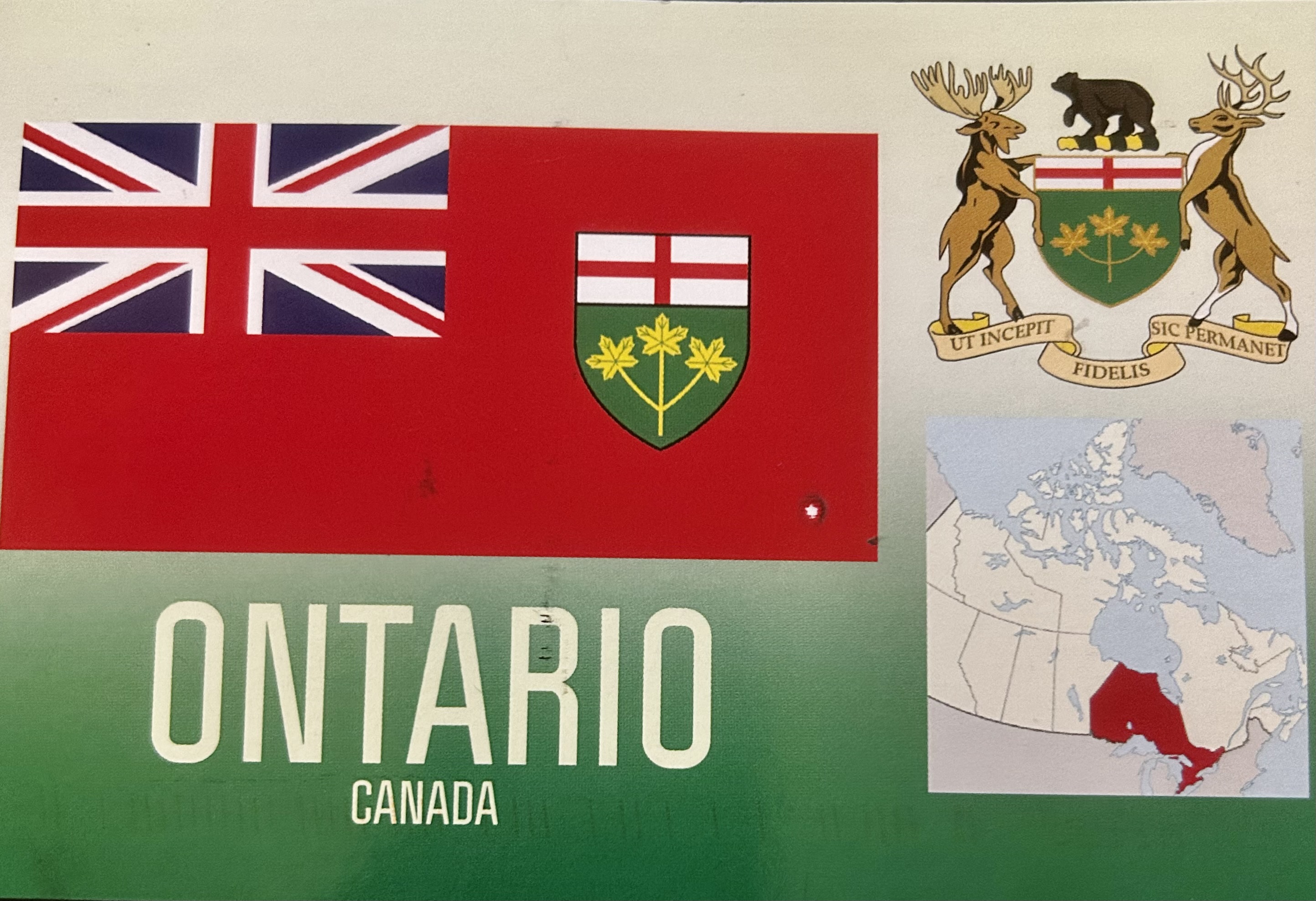 Ontario Map – Postcards Etc