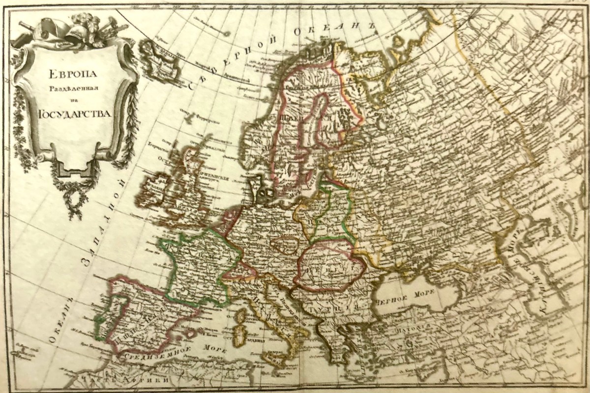 Old Europe Map – Postcards Etc