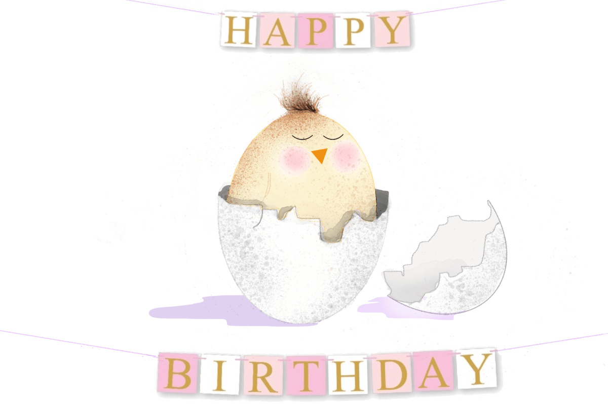 Happy Birthday Chick – Postcards Etc