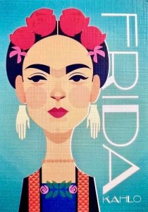 Frida on Turquoise – Postcards Etc